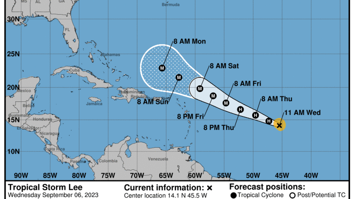 Will Tropical Storm Lee’s path hit Myrtle Beach? | Myrtle Beach Sun News