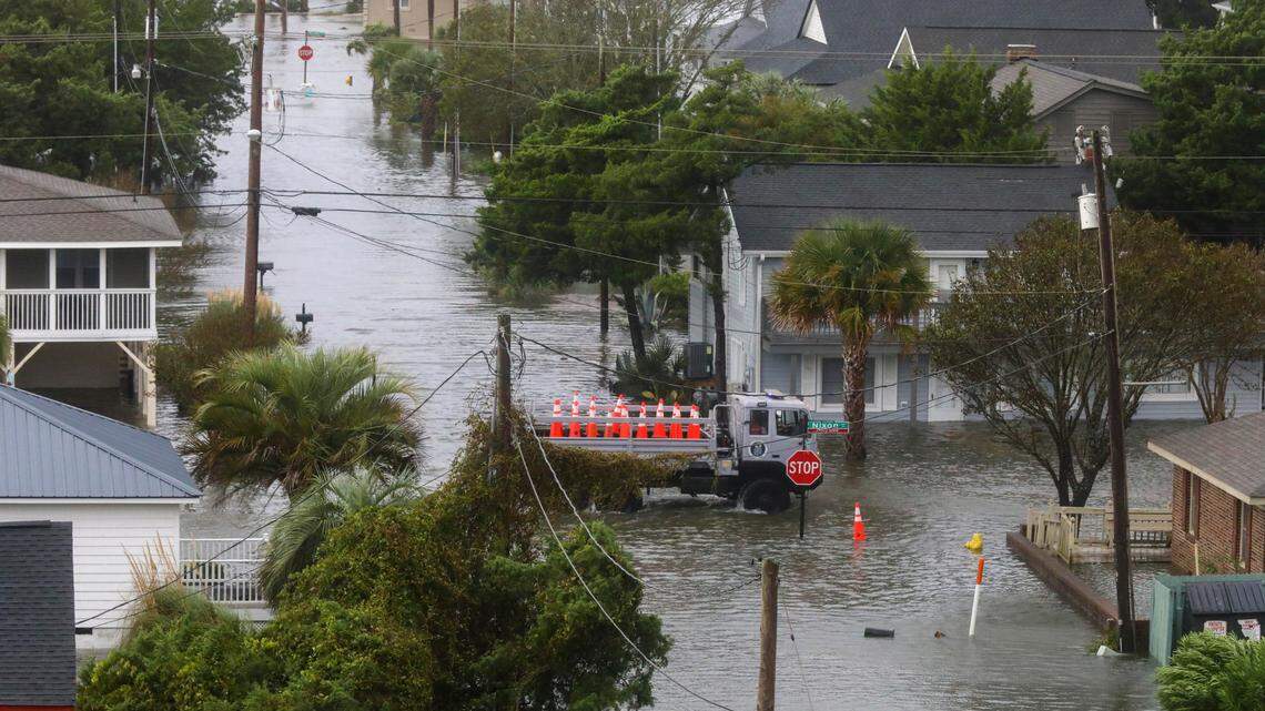 Hurricane Idalia hitting Myrtle Beach, SC on dirty side | Myrtle Beach ...